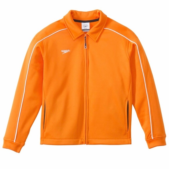 Speedo | Jackets & Coats | Speedo Orange Streamline Youth Warm Up ...